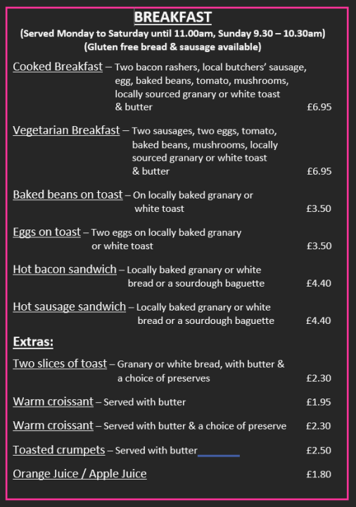 Breakfast - Everton Nurseries Ltd - Garden Centre in Hampshire
